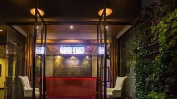 Entrada do alojamento