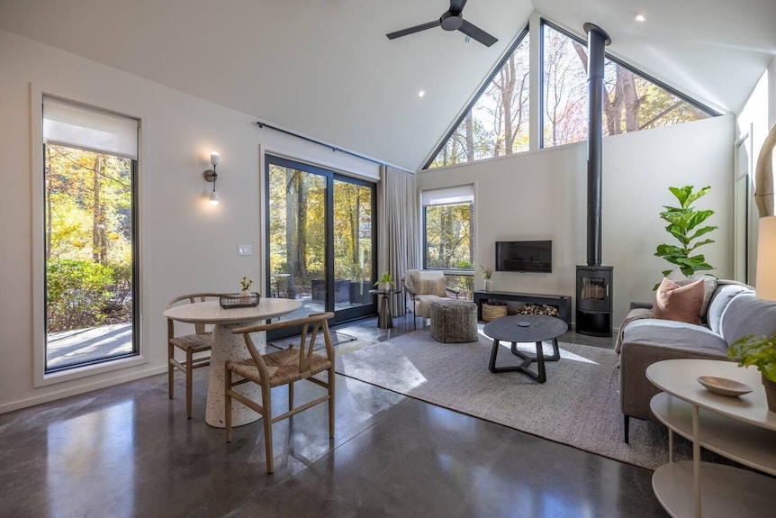 Serene Modern Cabin | Hiking | Private Hot Tub | Firelight At Shope Creek - Asheville, NC