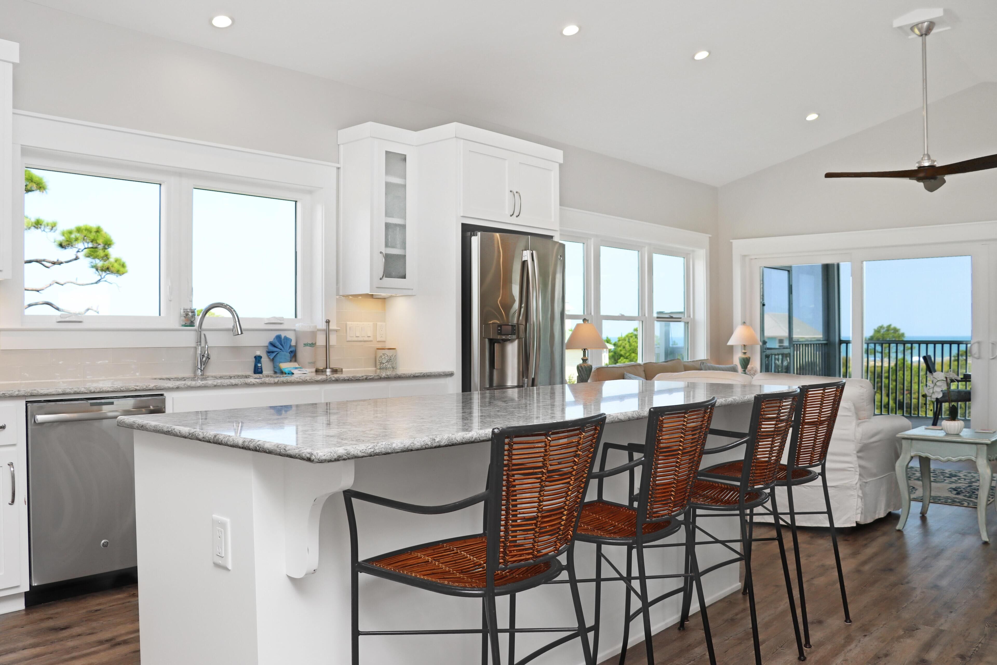 Casa, várias camas (Bleu Rivage) | Cozinha privada | Um forno, uma torradeira 