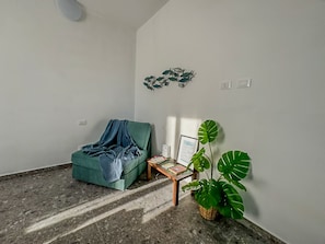 Apartamento, 1 quarto, terraço | 1 quarto, lençóis italianos Frette, roupas de cama premium