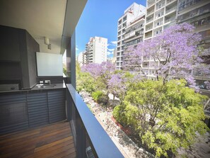 Apartamento Exclusivo, 1 quarto, Vista para a cidade (PV1) | Varanda