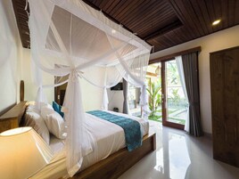 Vila, 2 quartos | Escrivaninha, Wi-Fi de cortesia, roupa de cama