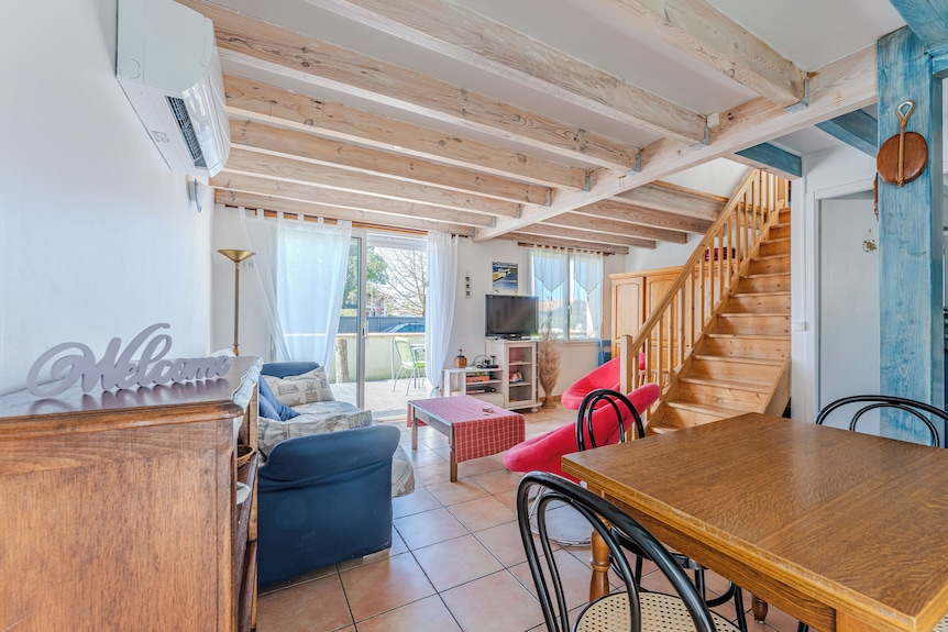 Villa 'La Plage, Les Lacs Et Le Calme' Avec Terrasse Privée, Wi-fi Et Climatisation - Biscarrosse