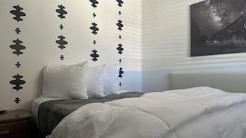 Quarto Premium, 1 cama de casal | Wi-fi grátis, roupa de cama fornecida
