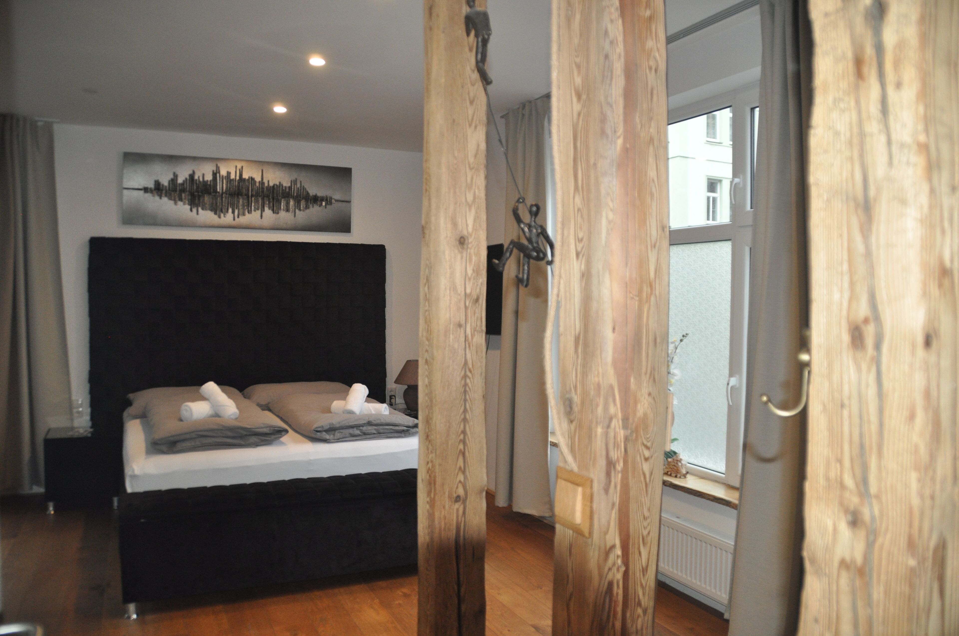 Quarto Duplo Deluxe, 1 quarto, não fumadores | Casa de banho | Um polibã e uma banheira separados, uma banheira de imersão total 