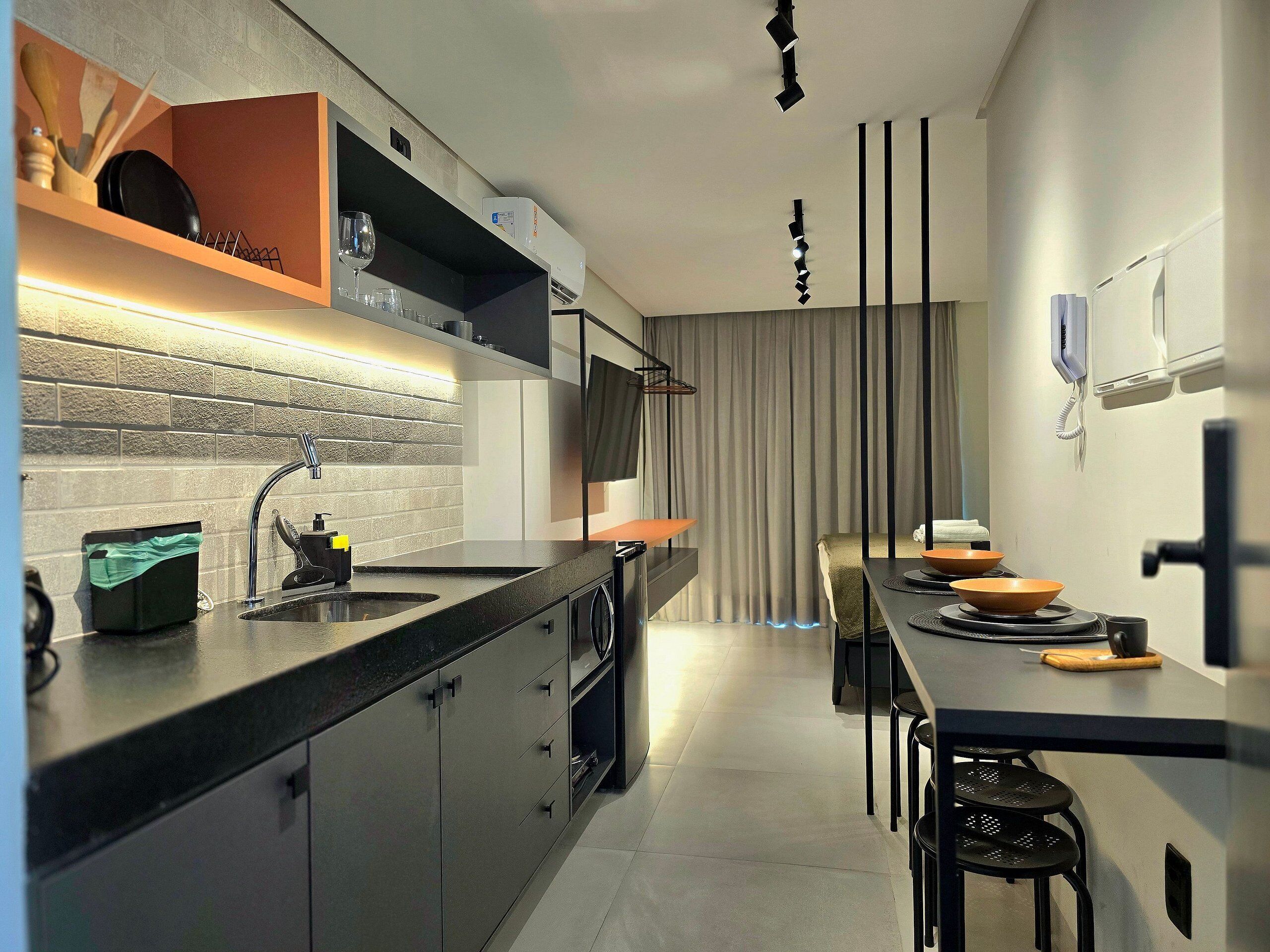 Estúdio Empresarial | Cozinha privada | Minifrigorífico 