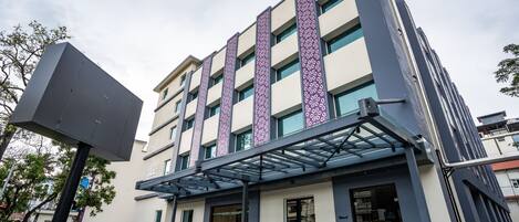 Entrada do alojamento