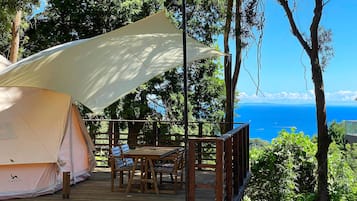 Barraca família, para não fumantes | Vista para praia/oceano