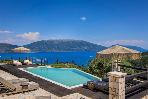 Villa Bolios Sea View Private Pool - Fiskardo