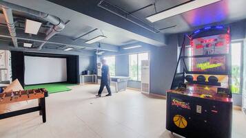 Área de recreio para crianças (coberta)