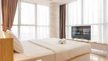 Apartamento | 2 quartos, escrivaninha, Wi-Fi de cortesia