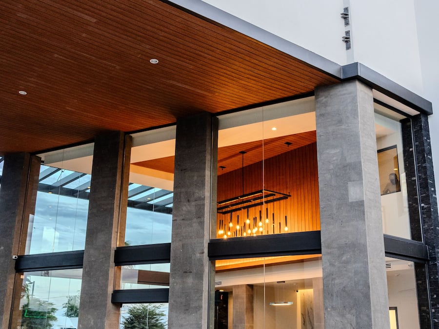 Fachada da propriedade