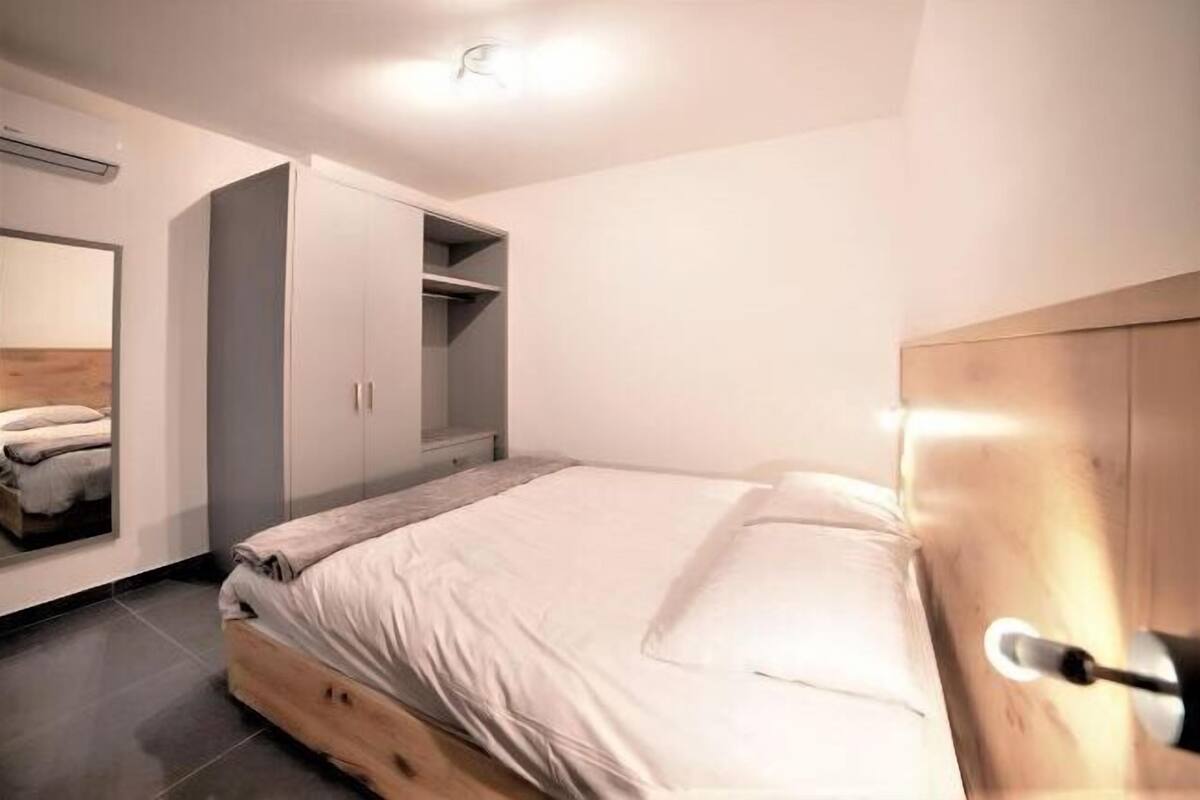 1 quarto, roupa de alta qualidade, camas de colchão Select Comfort