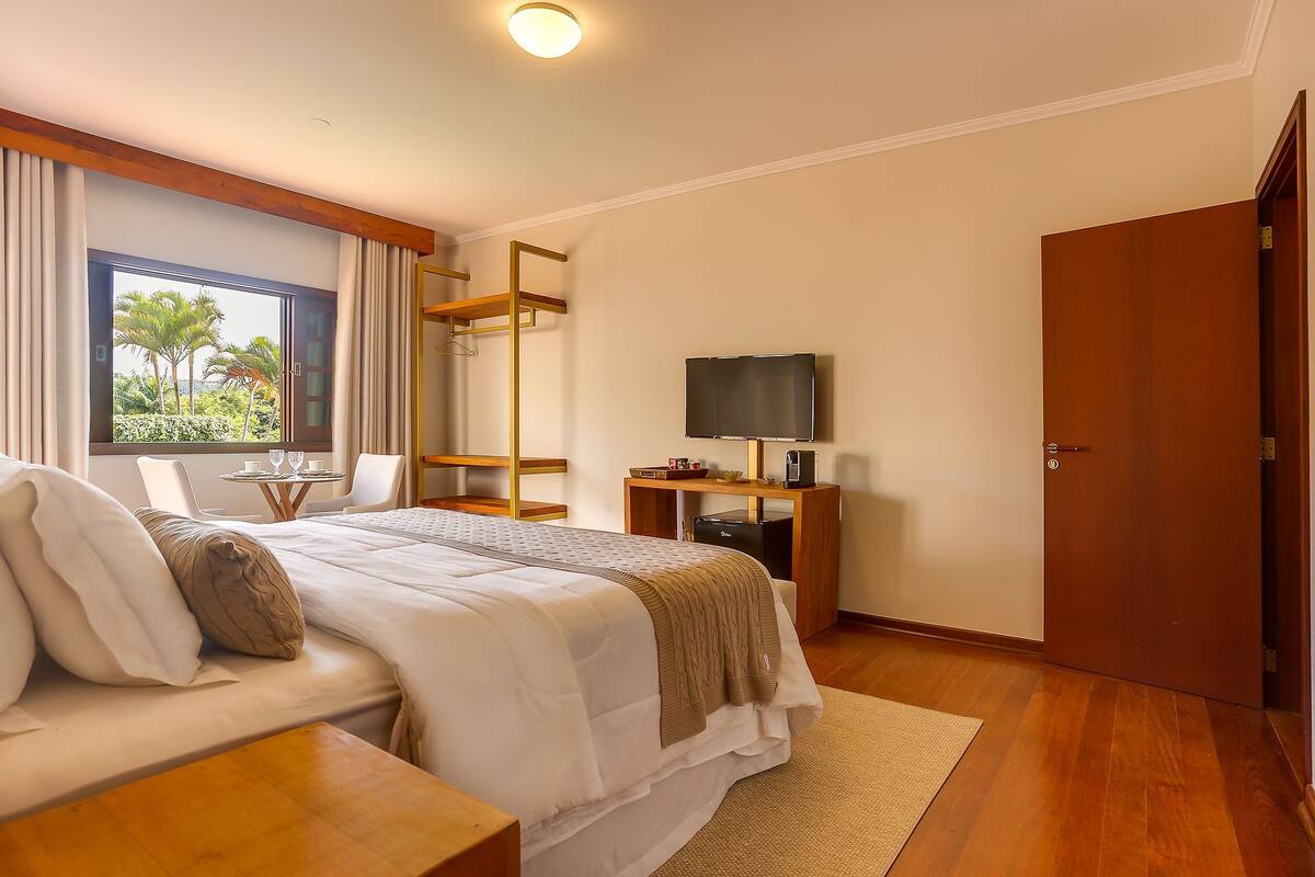 Quarto Duplo de Luxo | Lençóis de algodão egípcio, roupa de alta qualidade 