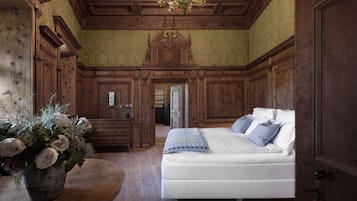Suíte luxo | 1 quarto, roupas de cama de algodão egípcio, roupas de cama premium