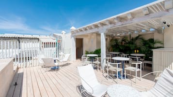 Terraço no piso superior