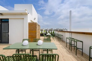 Terraço no piso superior