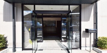 Entrada do alojamento