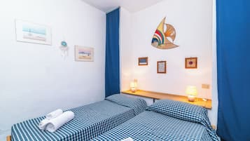 2 quartos, roupa de cama fornecida