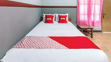 Quarto Duplo Deluxe | Roupa de cama fornecida