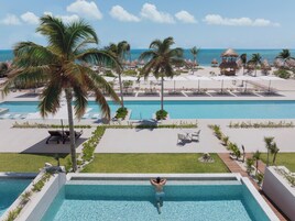 Imperial Suite With Private Pool | Vista para praia/oceano