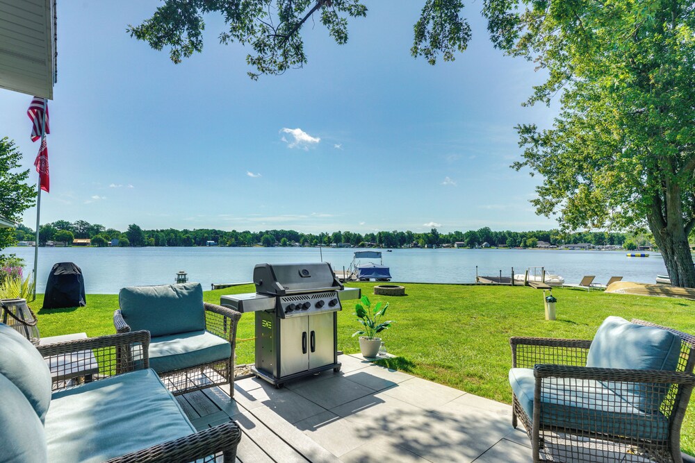 Montpelier Lake House W/ Deck, Dock & Fireplace! - Montpelier, OH