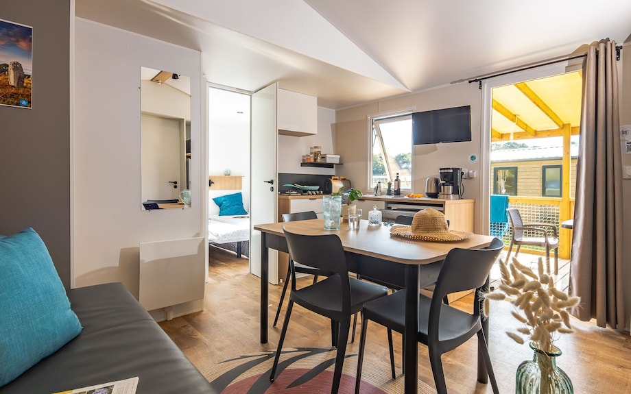 Camping 4* | Mobil-home 6p | Piscine Intérieure - Vannes