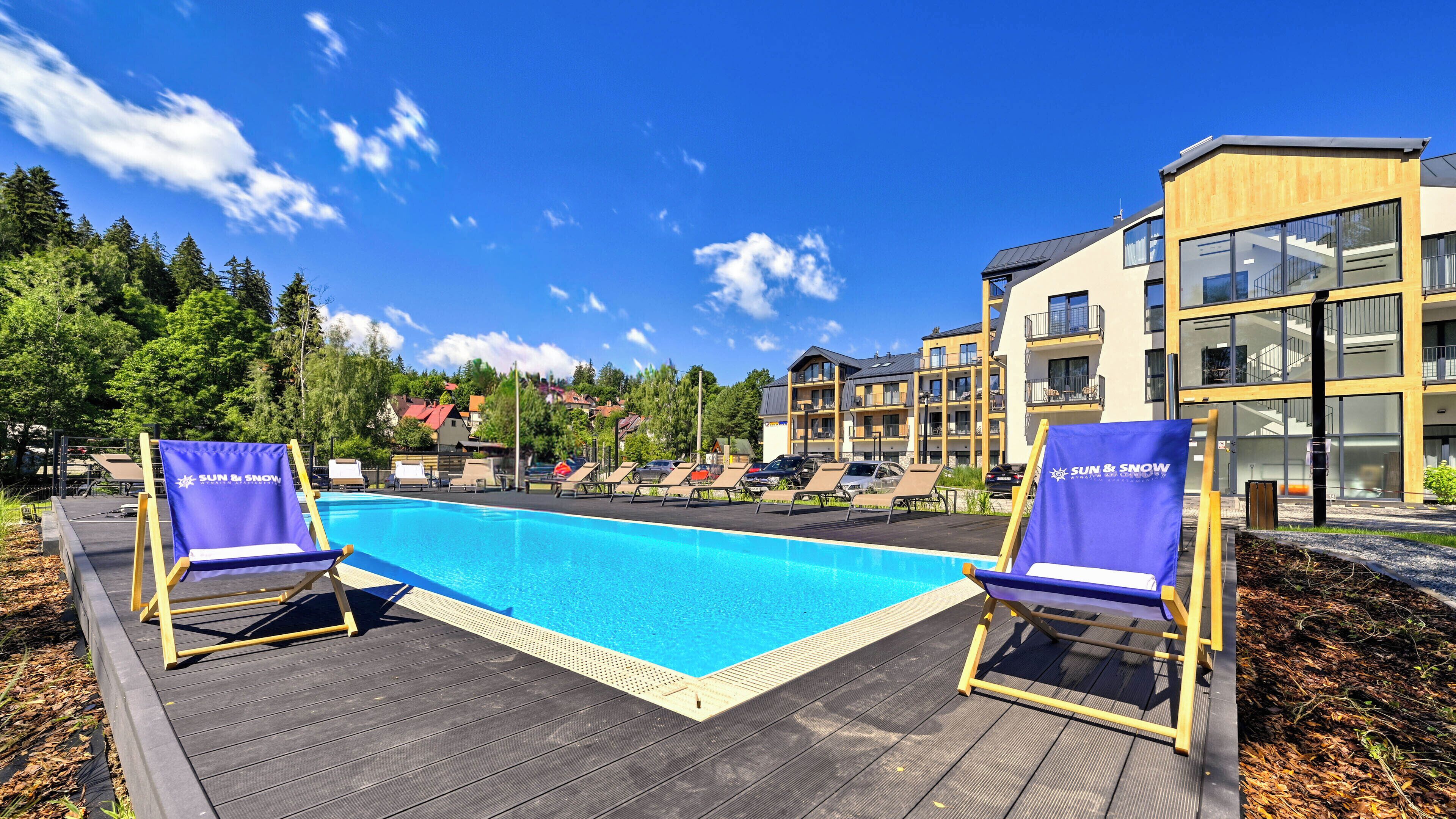 Piscina exterior sazonal 