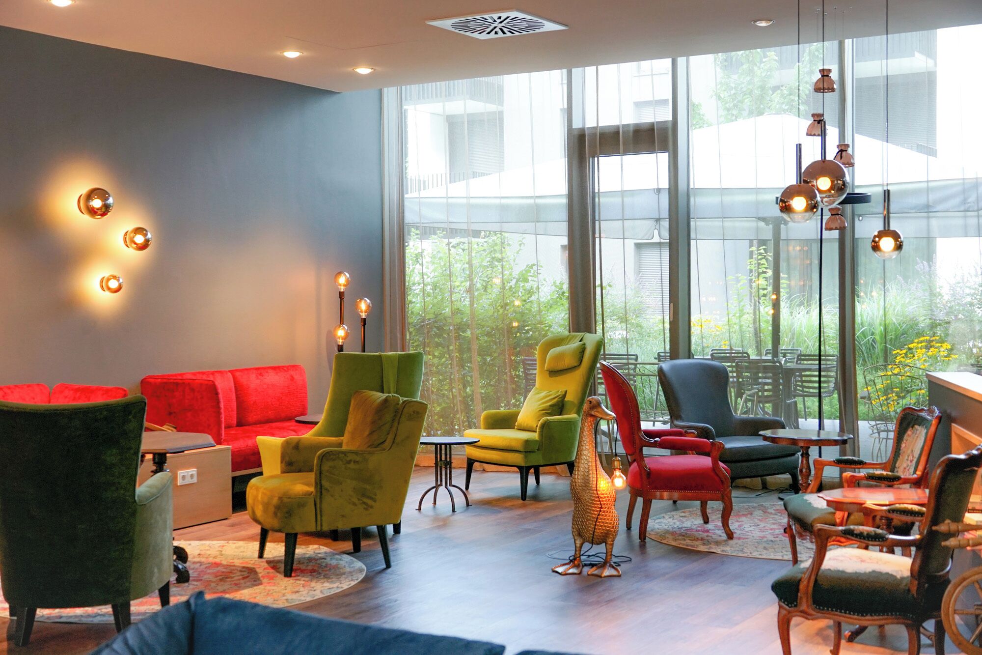 Sala de estar do lobby