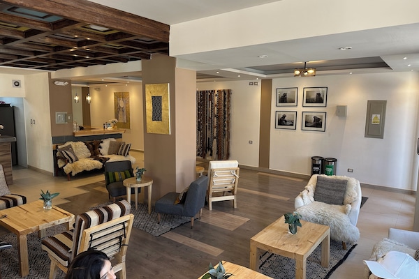 Sala de estar do lobby