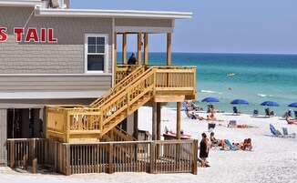 Condo, 1 cama Queen e sofá-cama (Sandprints B3 - Miramar Sands) | Praia | Na praia 