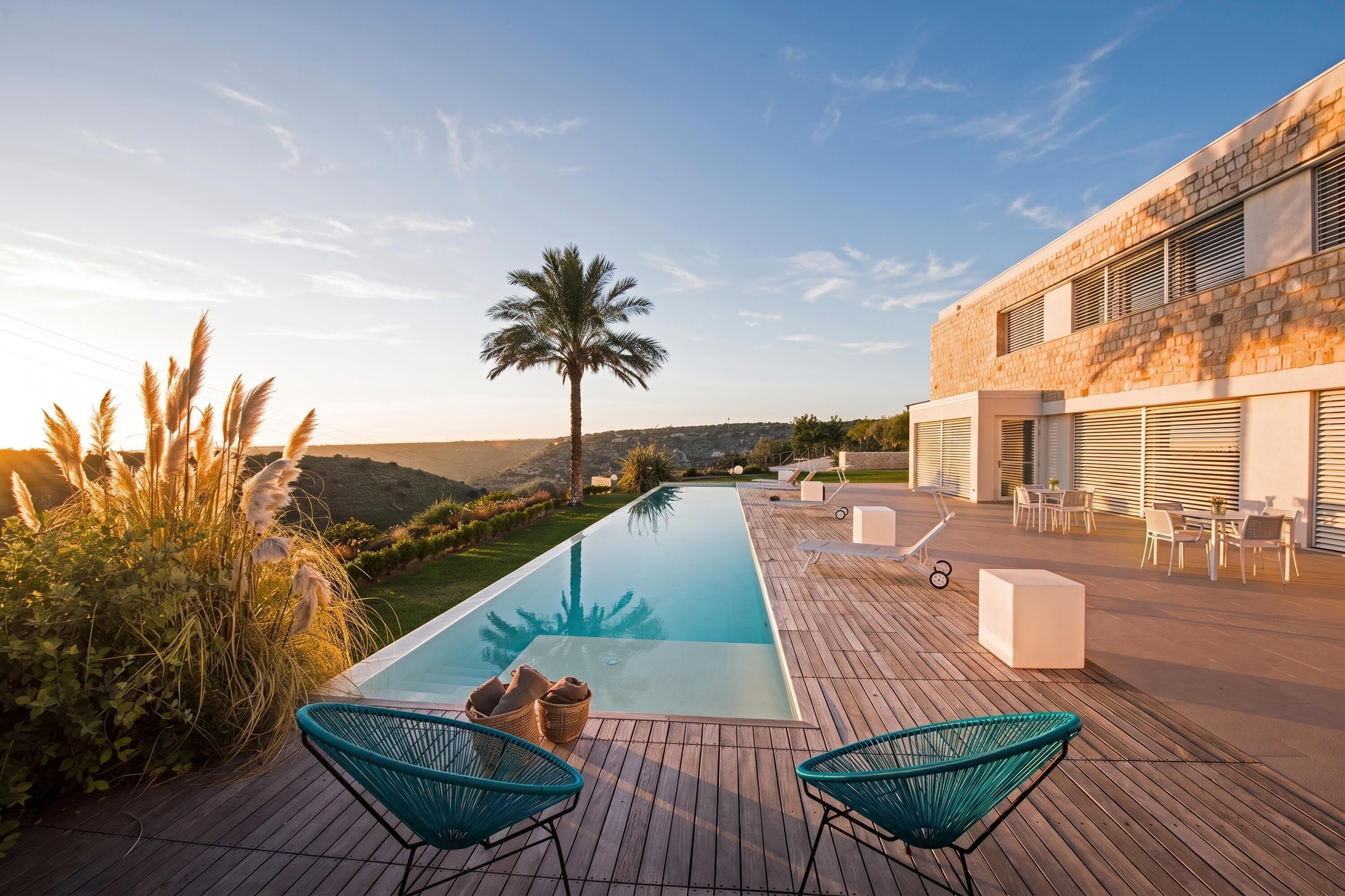 Villa Standard, 4 quartos, micro-ondas, junto à montanha (Villa Ficus) | Piscina | Piscina exterior 