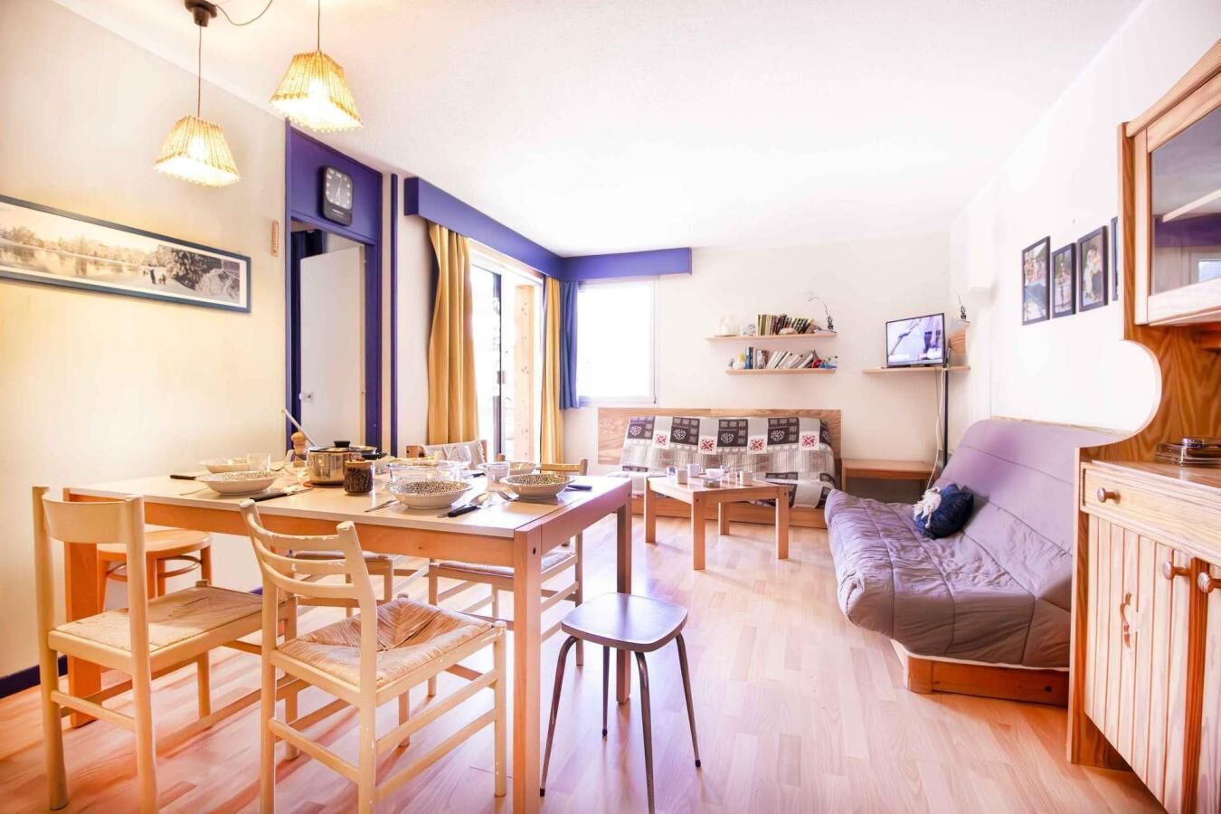90m Du Centre Station, 1er éTage, Vue Montagne, Balcon, Télévision, Casier à Ski, 35m², La Norma - Aussois