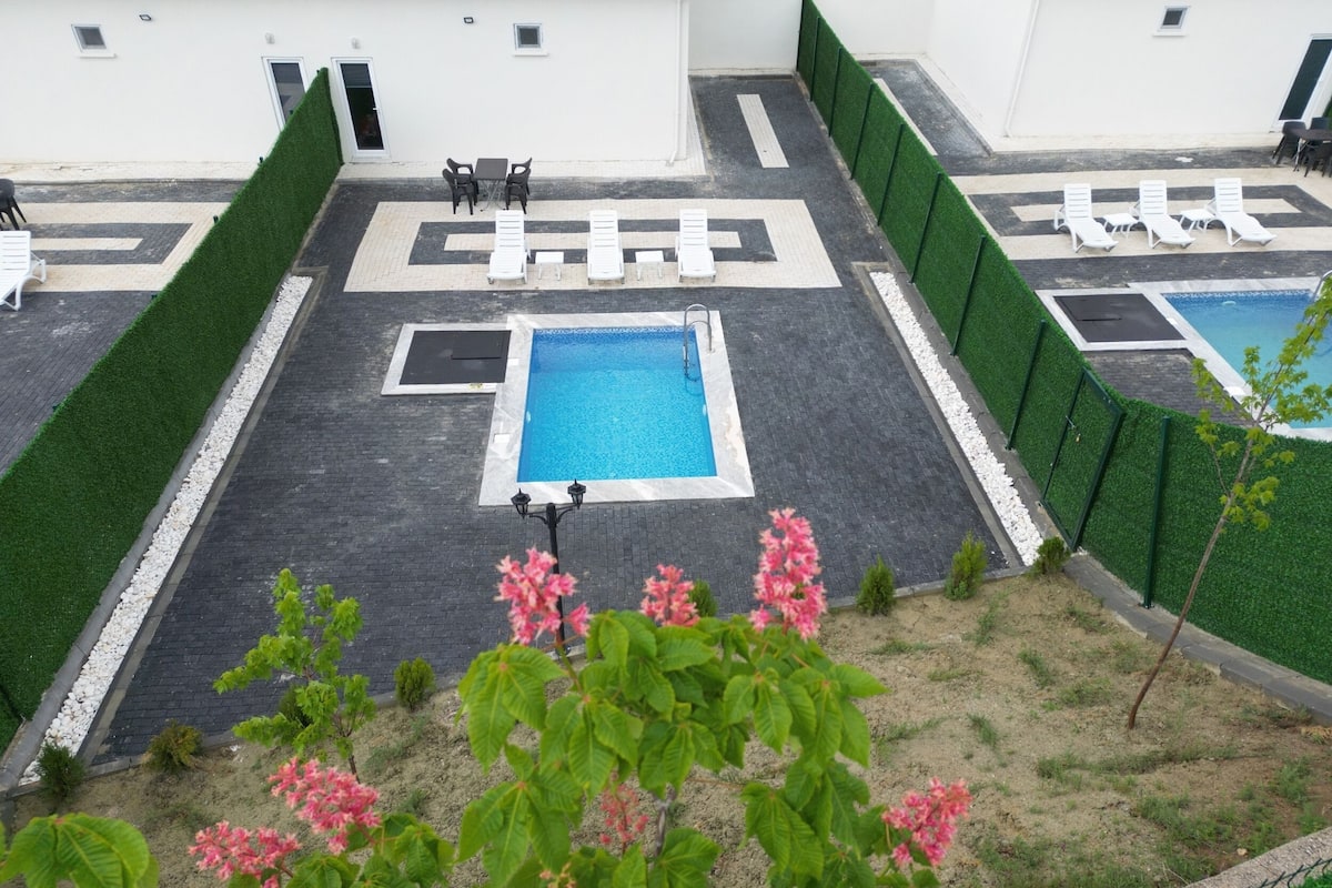 Villa Exclusiva | 3 quartos, lençóis de algodão egípcio, roupa de alta qualidade 