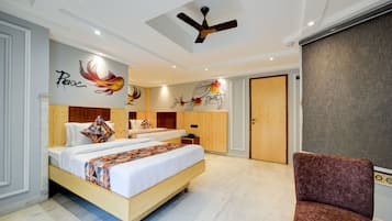 Quarto Triplo Comfort | 1 quarto, roupa hipoalergénica, secretária, Wi-fi grátis