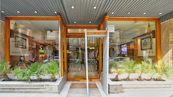 Entrada do alojamento