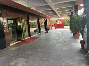 Entrada do alojamento