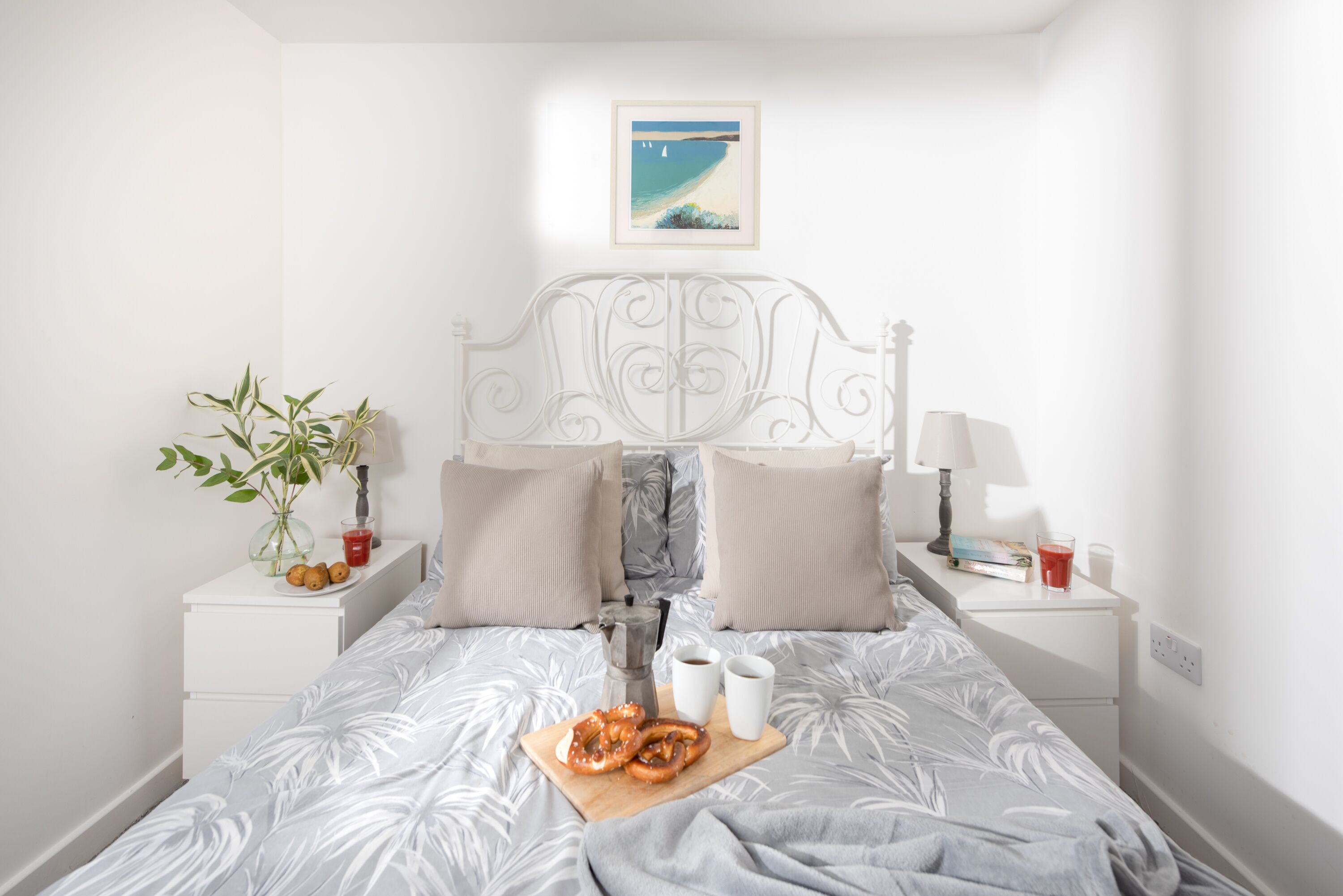 2 quartos, individualmente decorados, individualmente mobiliados