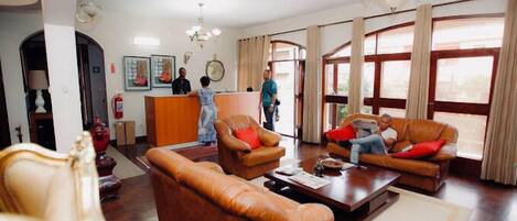 Sala de estar do lobby