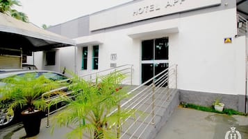 Entrada do alojamento