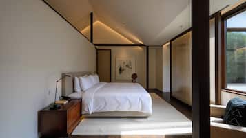 Quarto presidencial | 1 quarto, frigobar (abastecido com itens grátis), escrivaninha
