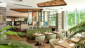 Café da manhã com buffet todos os dias (EUR 23 por pessoa)