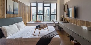 Suíte estúdio executiva | Individualmente decorados, individualmente mobiliados, escrivaninha