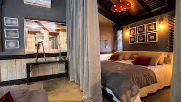 Loft Joaquina | 1 quarto, cortinas/cortinados opacos, quartos insonorizados