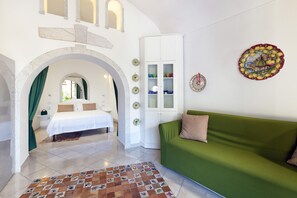 Apartamento, terraço, Vista para a cidade | 1 quarto, ferro/tábua de engomar, Wi-fi grátis, roupa de cama fornecida 