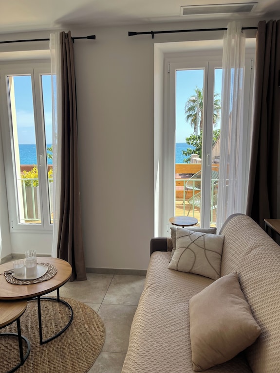 Appartement Vue Mer, 1 Min De La Plage, Pour 4 Pers - Saint-Laurent-du-Var