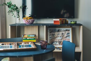 Apartamento Familiar | Cortinas/cortinados opacos, quartos insonorizados 