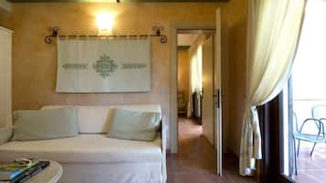 Apartamento, 2 quartos, para fumantes, varanda | Área de estar