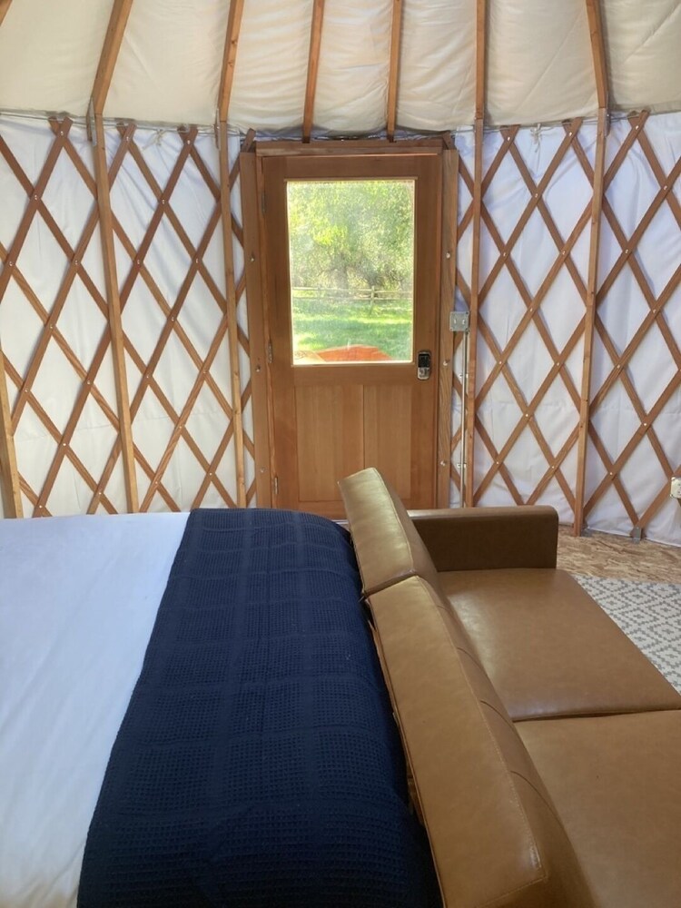 Glamp in style in our 16' yurt, situated on Cedar Creek. - Montrose | Vrbo