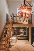 Quarto Deluxe | Casa de banho | Um secador de cabelo, toalhas fornecidas 